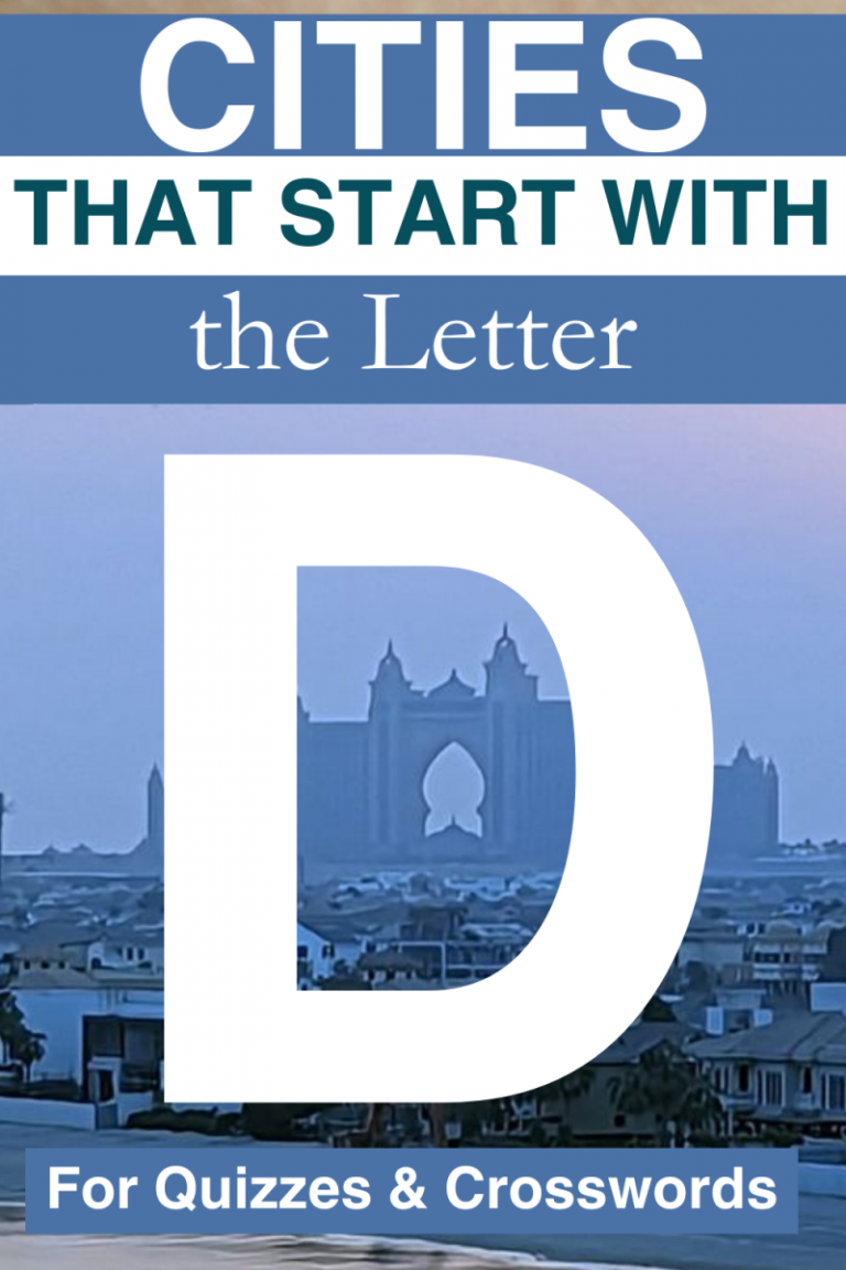 Worldwide List of Cities That Starts With D - Things That Start With A-Z