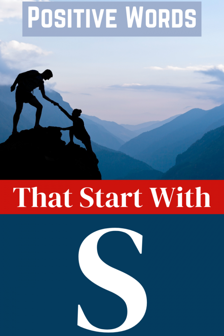 50+ Super Positive Words That Start With S (and Meanings) - Things That ...